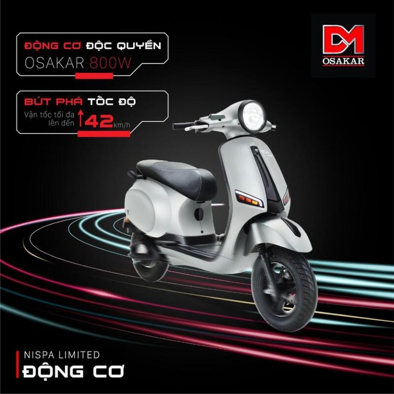 Xe điện Vespa giá bao nhiêu? 12+ mẫu xe điện dáng Vespa đẹp