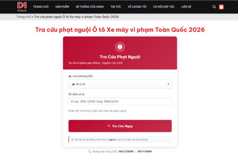 Lỗi vượt đèn đỏ ô tô là gì? Mức phạt 2026 & cách tra cứu chi tiết